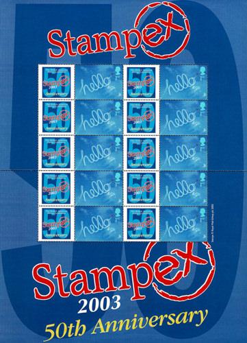 2003 Smiler Spring Stampex Hello 50th Anniversary