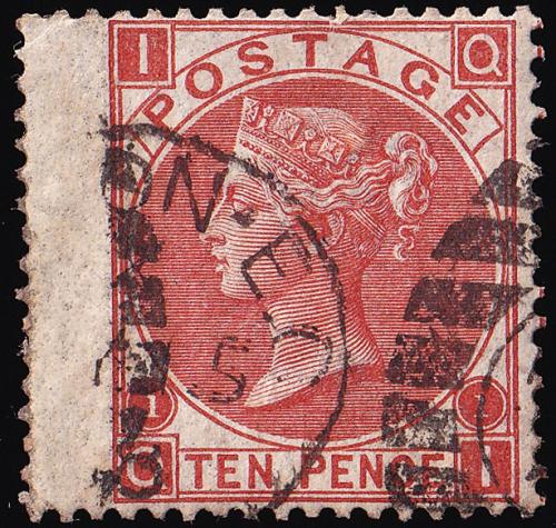 SG114 10d Deep Red-Brown - Fine Used (Cat. £350) - (Spec: J97, iii ...