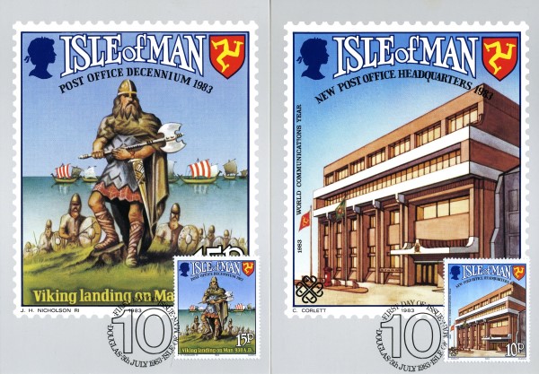 1983 Post Office Anniversary Cards