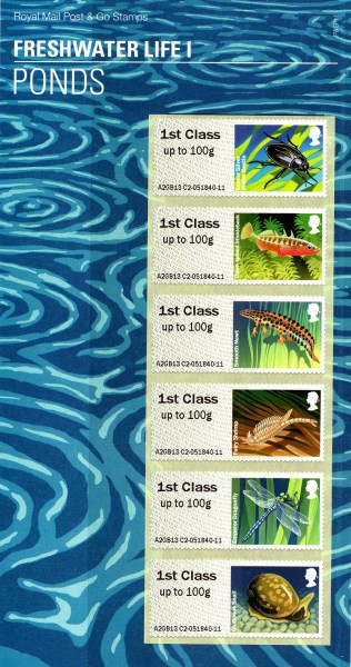 2013 Post & Go Freshwater Life 1st Issue Pack (P&G 11)