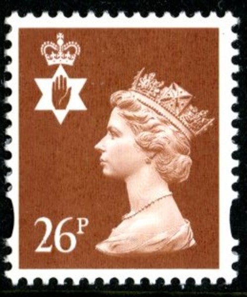 SG NI73 26p Red-Brown