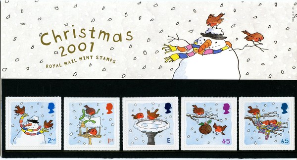 2001 Christmas Robins Pack